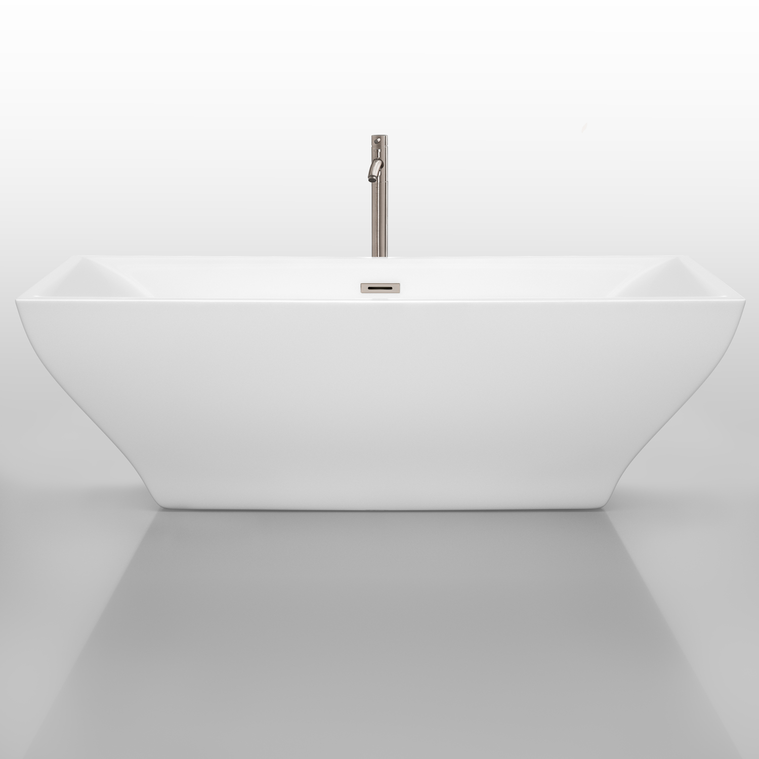 Maryam 71" Soaking Bathtub by Wyndham Collection - White | Beautiful ...